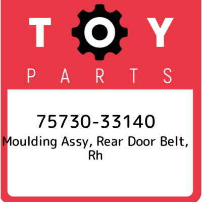 75730-33140 Toyota Moulding assy, rear door belt, rh 7573033140, New ...