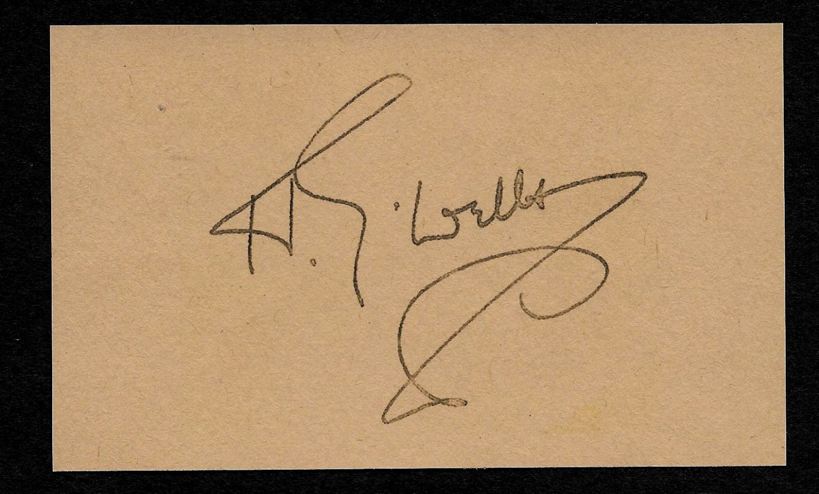 H.G. Wells Autograph Reprint On Old 3X5 Card | eBay