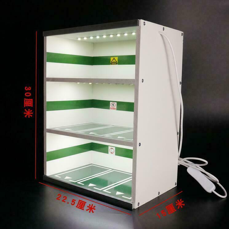 1/43 DIY Car parking lot scene garage Car model display cabinet 9 ...