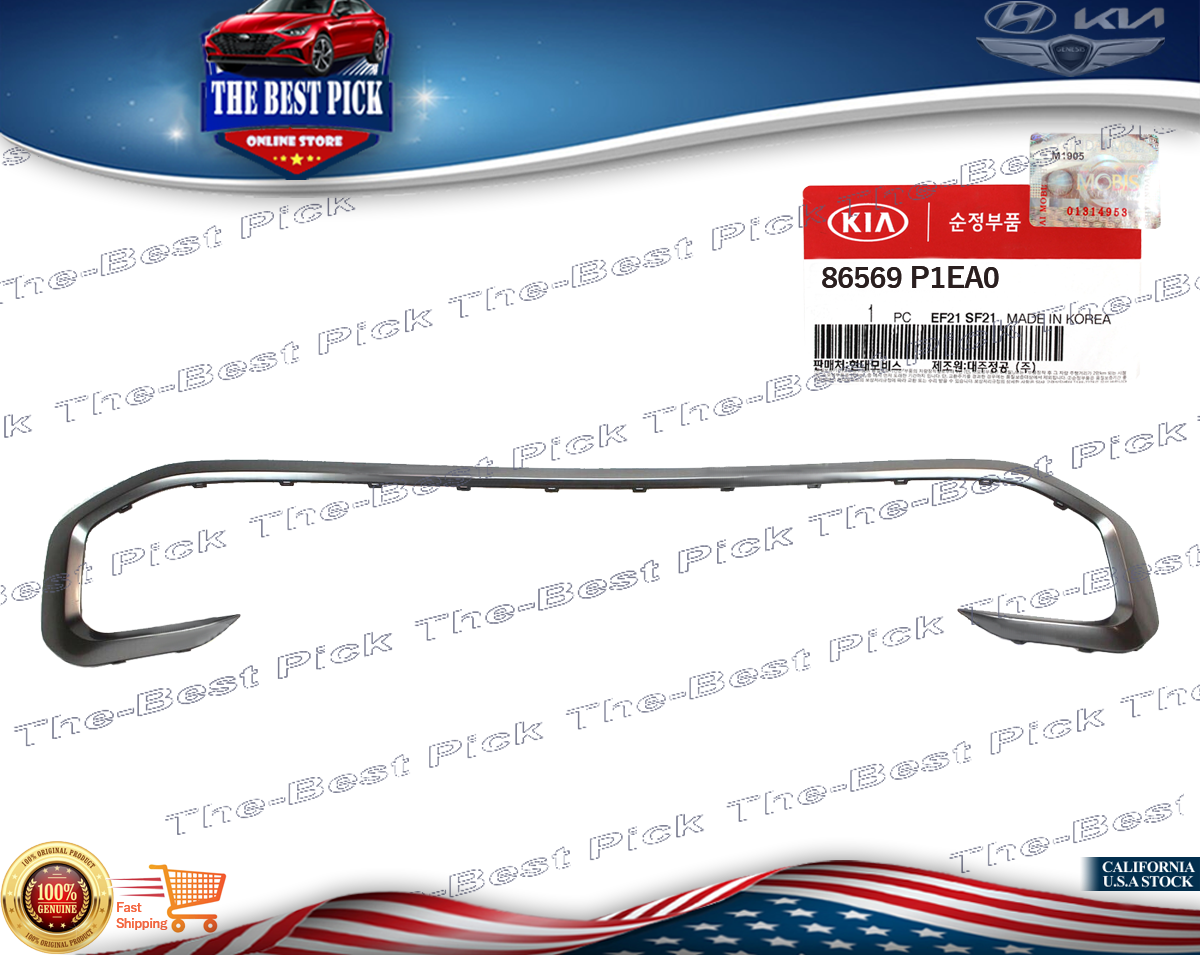 ⭐GENUINE⭐ Kia Sportage X-Line 23-24 FRONT Bumper LOWER Grille Molding ...