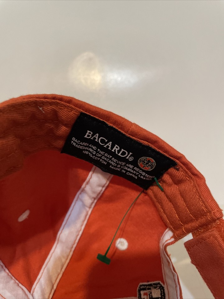 Bacardi Rum 62 Promo Baseball Golf Hat Cap Adjustable Embroidered Logo ...