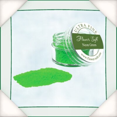 Flower-Soft ULTRA FINE NEON GREEN Color-Paper Craft Cardmaking ...