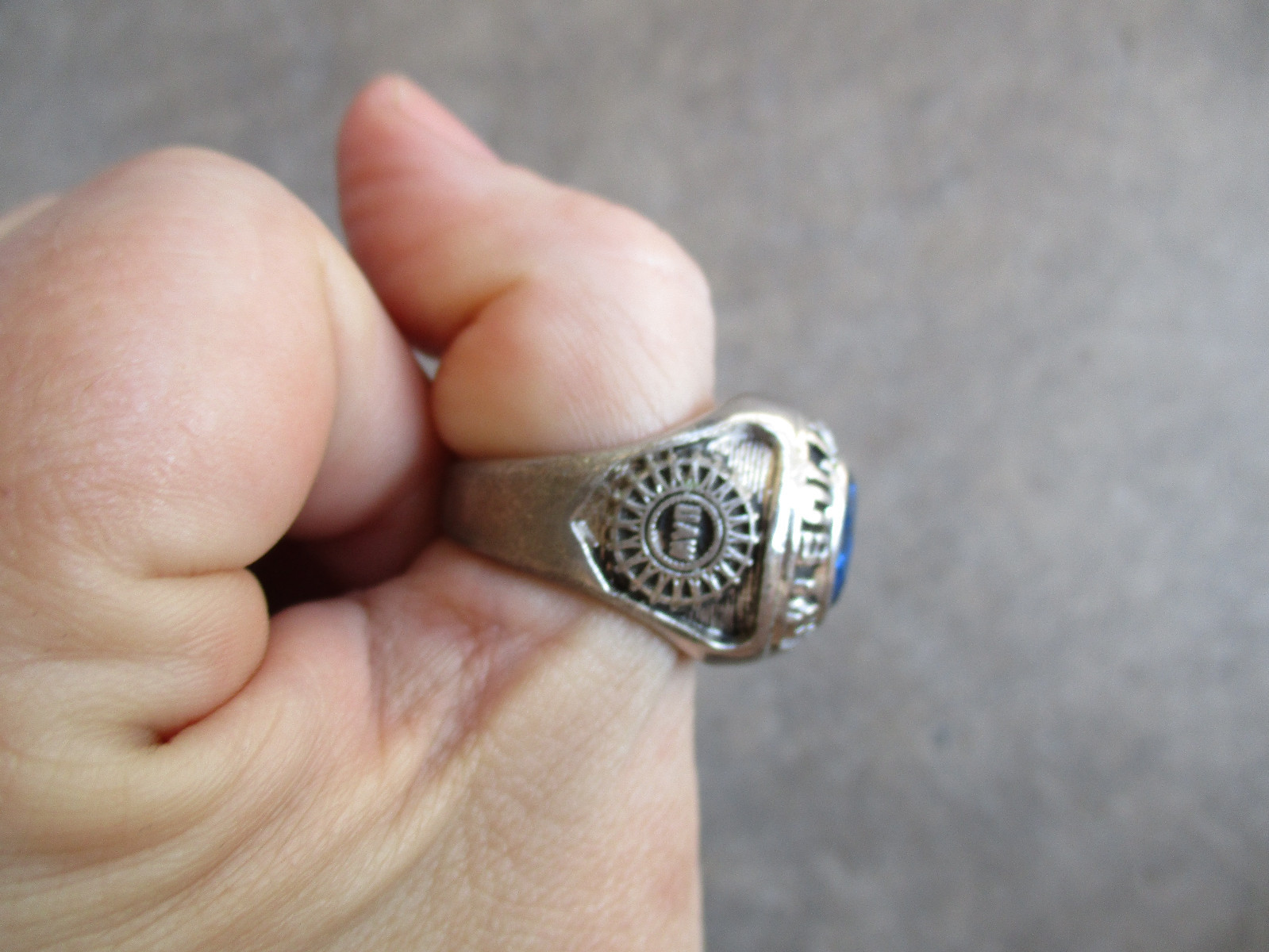 vintage 1985 50th Anniversary UAW union Solidarity Staff sterling ring ...