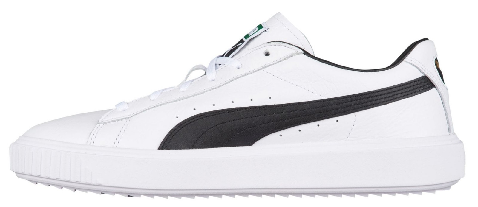 Puma Mens Shoes Breaker White Leather Casual Fashion Sneaker NEW | eBay
