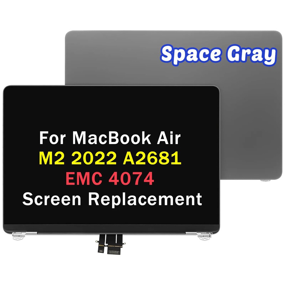 For Apple A2681 MacBook Air 13 M2 2022 LCD Screen Display Assembly EMC ...