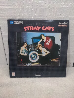 LaserDisc 8" Music Video Stray Cats Pioneer Artists Brian Setzer Rock ...