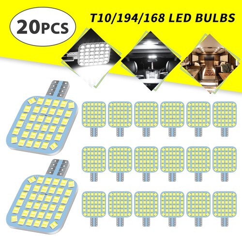 T10 194 168 921 912 LED Interior Light Bulbs for RV Camper 6000K Super ...
