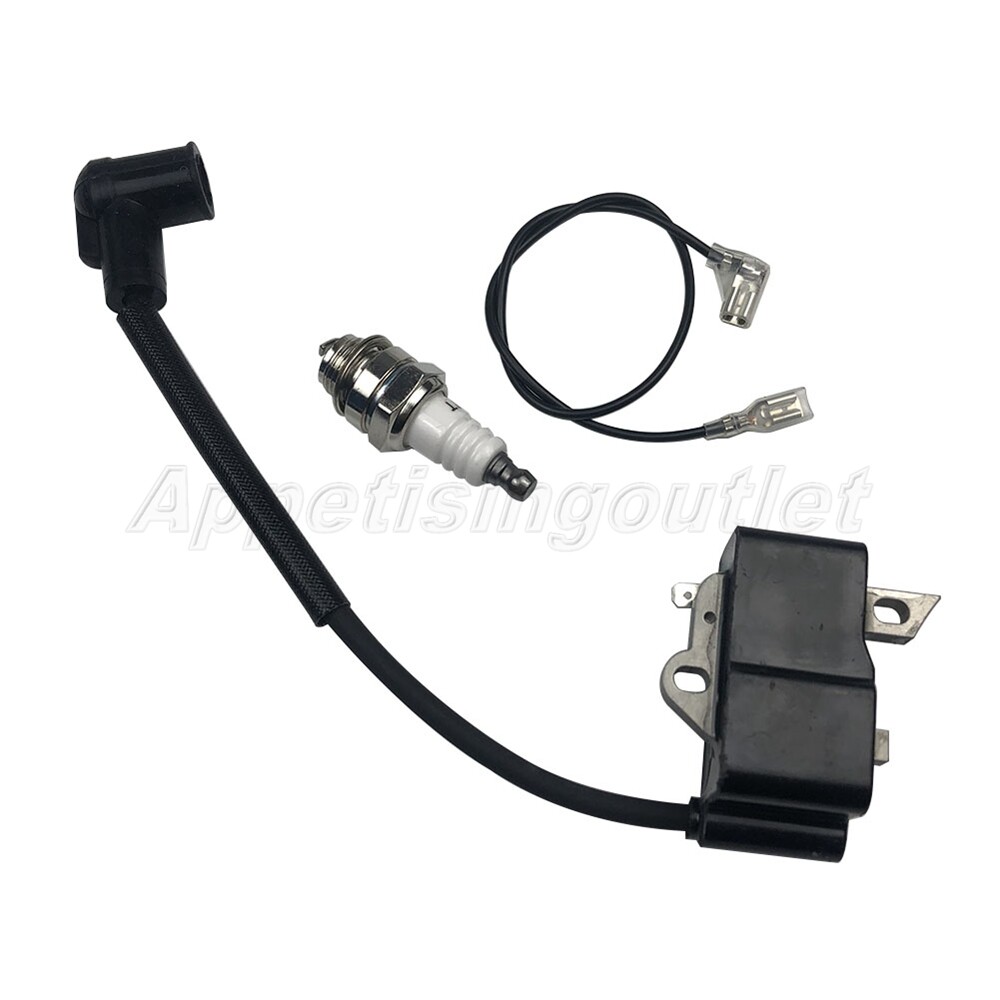 Ignition Coil Spark Plug Kit Fit STIHL FS80 FS80R KM85 HS75 HT70 SP80 ...