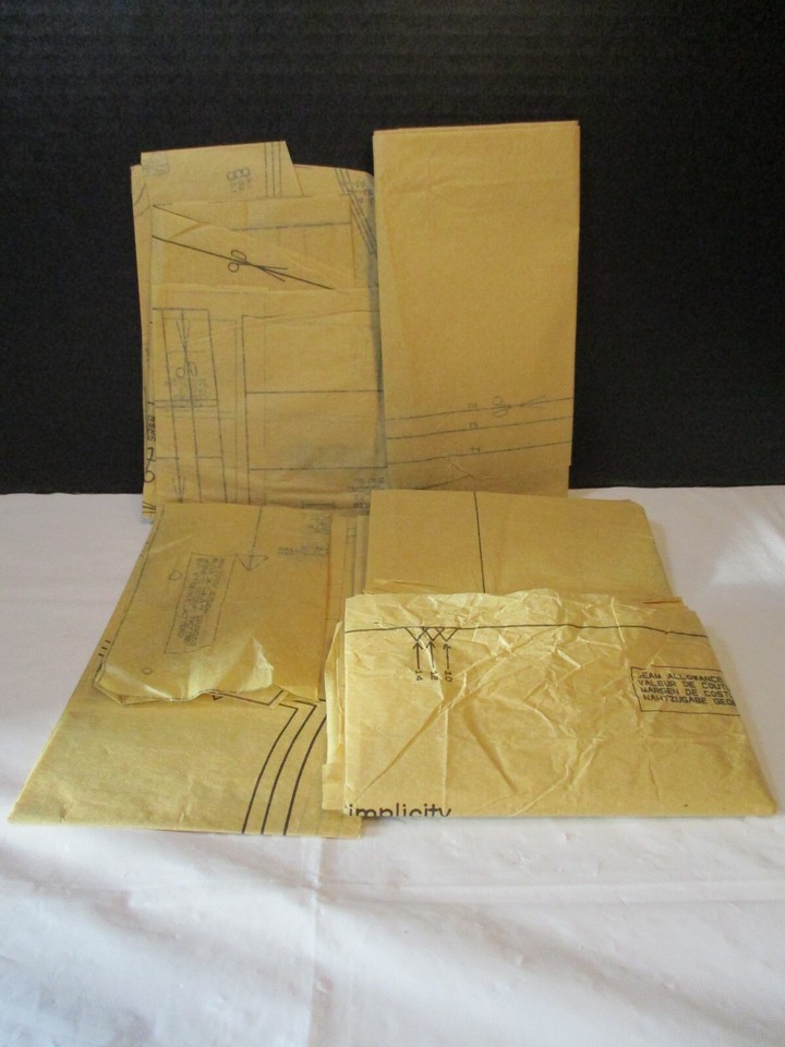 Simplicity Pattern 6400 Misses Dress Size N (10-12-14) Cut Complete ...