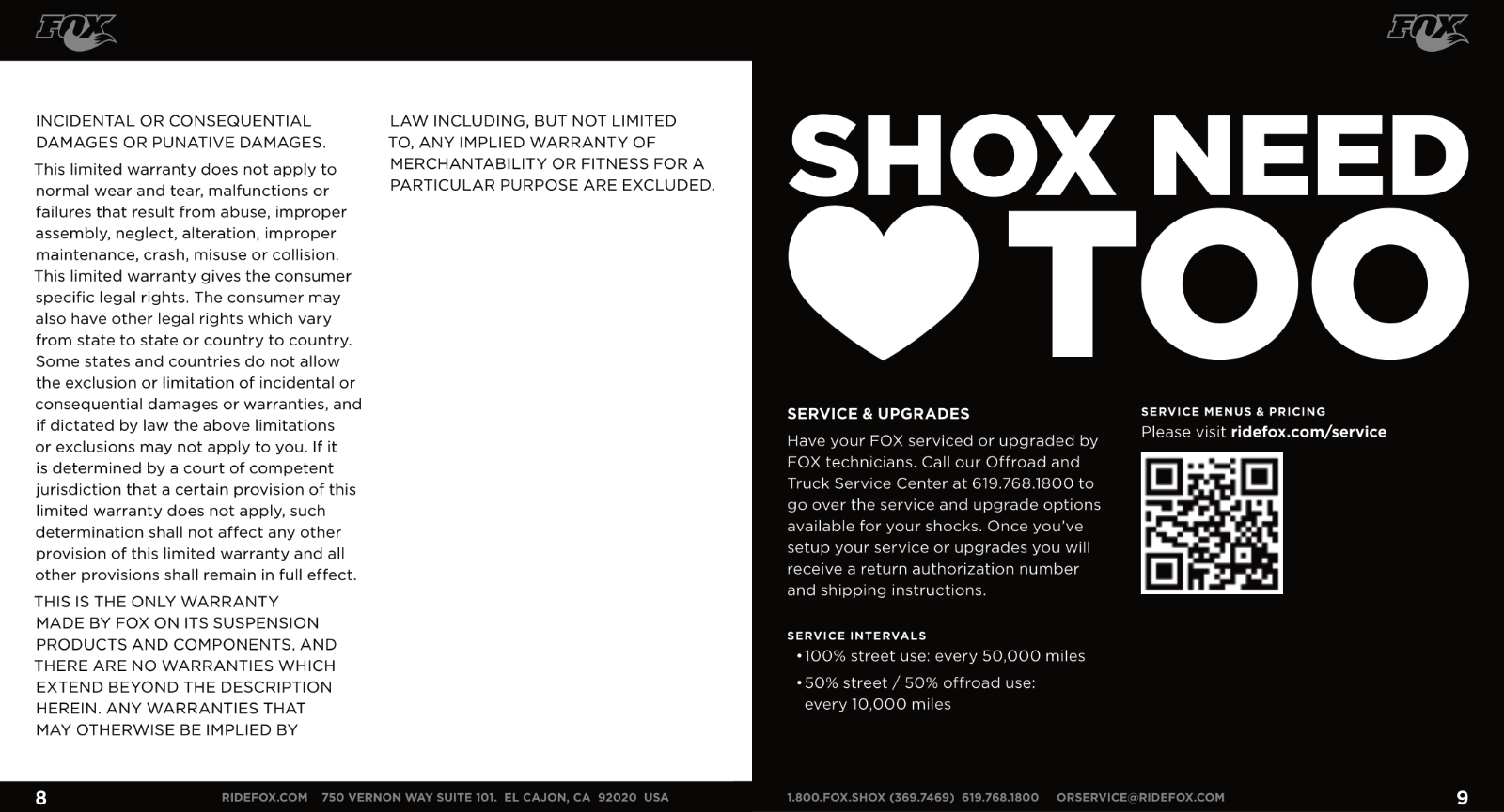 Fox Factory Race 3.0 IBP Coilover Shocks 0-2" Lift 883-02-046 10-14 ...