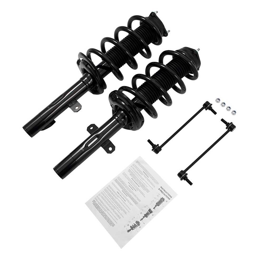 Front Struts w/ Coil Spring Sway Bar Link for 2015-2022 Ford Transit ...