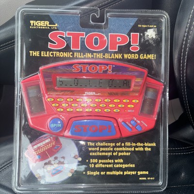 Vintage TIGER STOP Wheel Electronic Handheld tabletop video game New ...