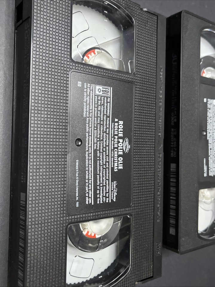 Playhouse Disney Rolie Polie Olie Lot Of 3 VHS Christmas/Halloween ...