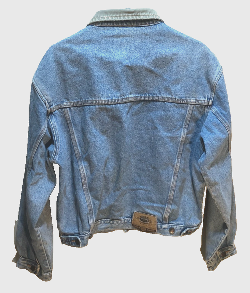 Pepe Premium Jeanswear Blue Vintage Denim Jean Hong Kong Trucker Biker ...