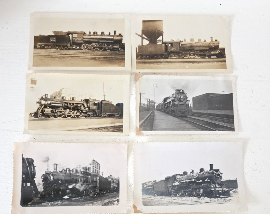 C. 1935 Canadian National Railroad Steam Engine Locomotive Photo Lot Of ...
