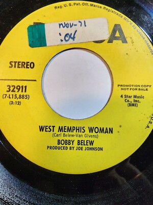 Bobby Belew - West Memphis Woman / Trouble 45 - Decca VG+ F235 | eBay