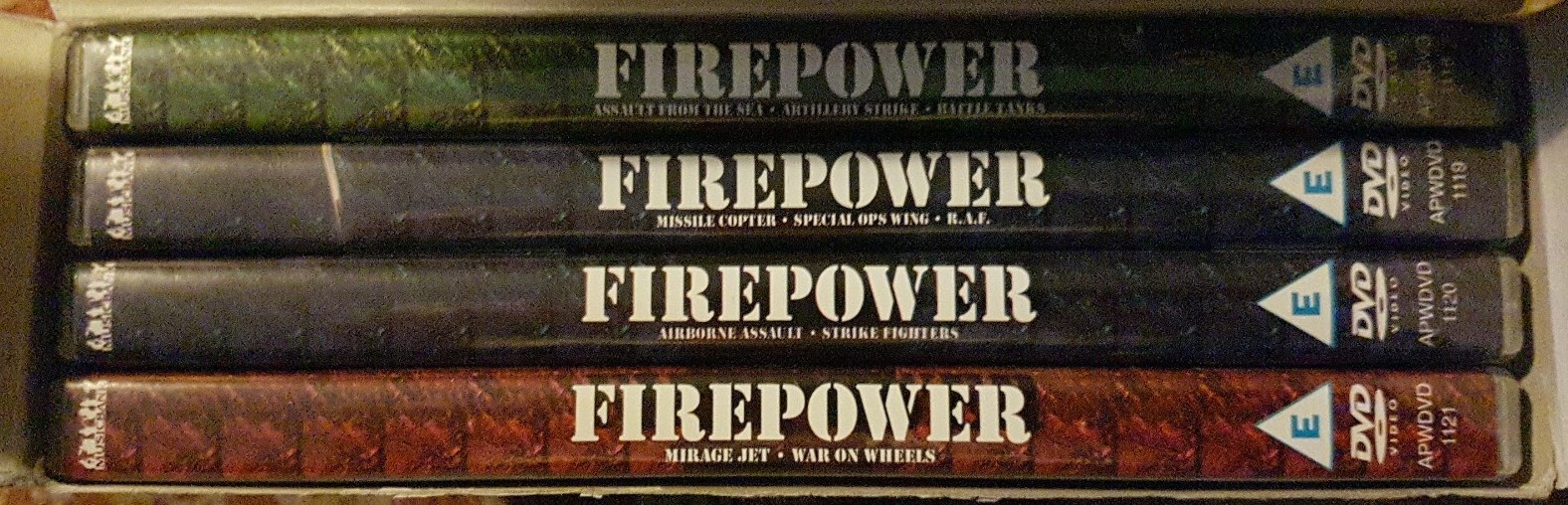 FIREPOWER (DVD) Military Box Set (4 DVD’s) - Preowned - Fast Dispatch ...