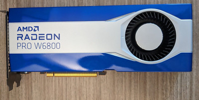 AMD Radeon PRO W6800 32GB GDDR6 *Engineering Sample* *Micron VRAM* GPU ...