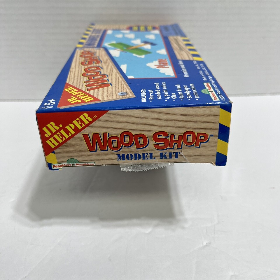 Jr Helper Wood Shop Model Kit , Plane , Build & Paint | eBay