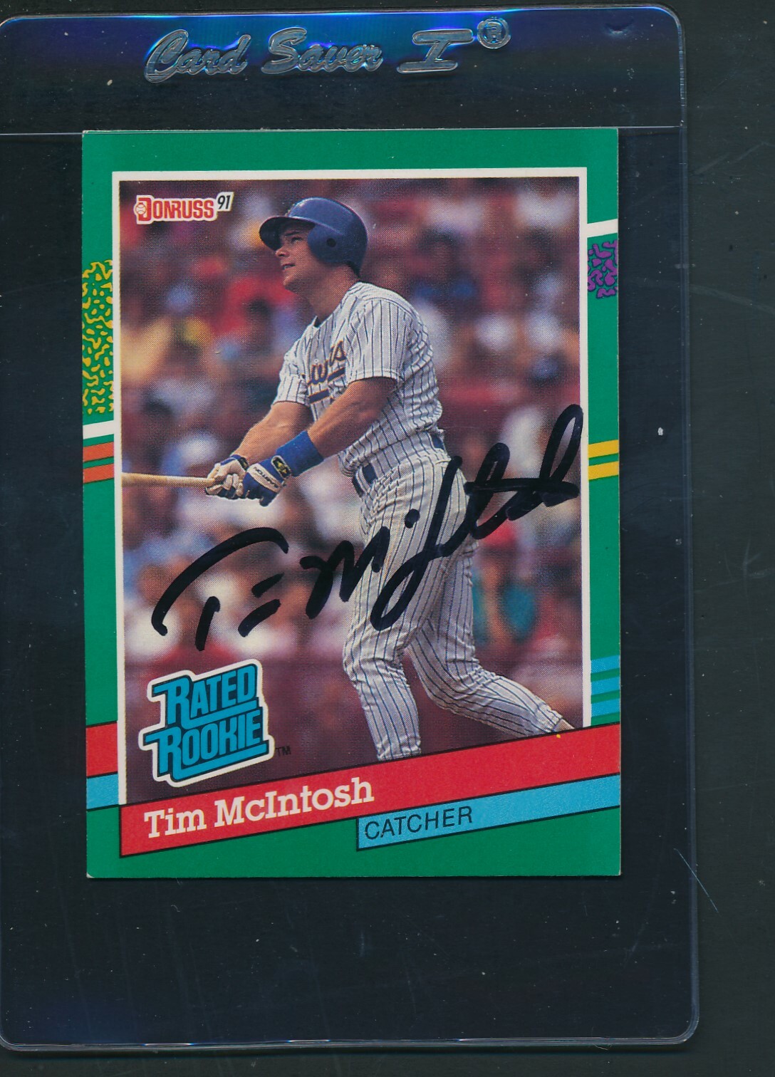 1991 Donruss #414 Tim Mcintosh Brewers Signed Auto *B5885 | eBay