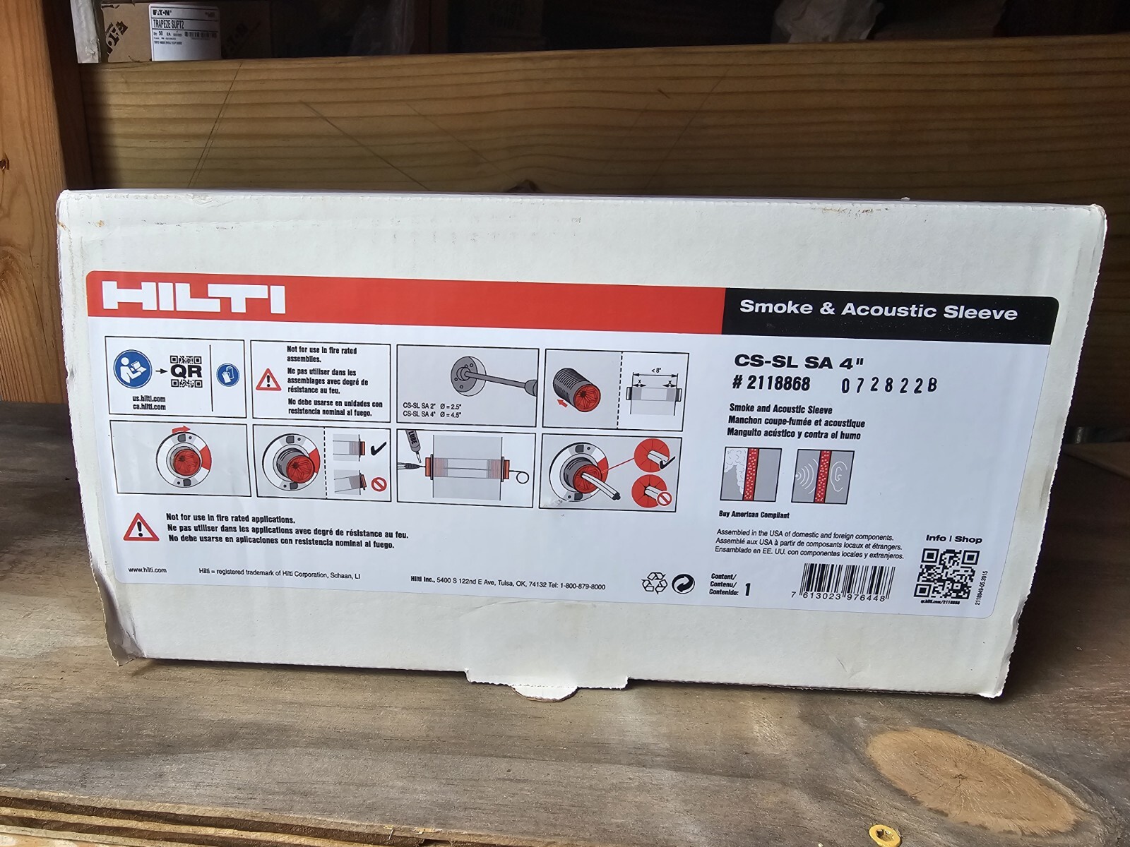 Hilti CP 653 BA 4 inch Firestop Speed Sleeve for sale online | eBay