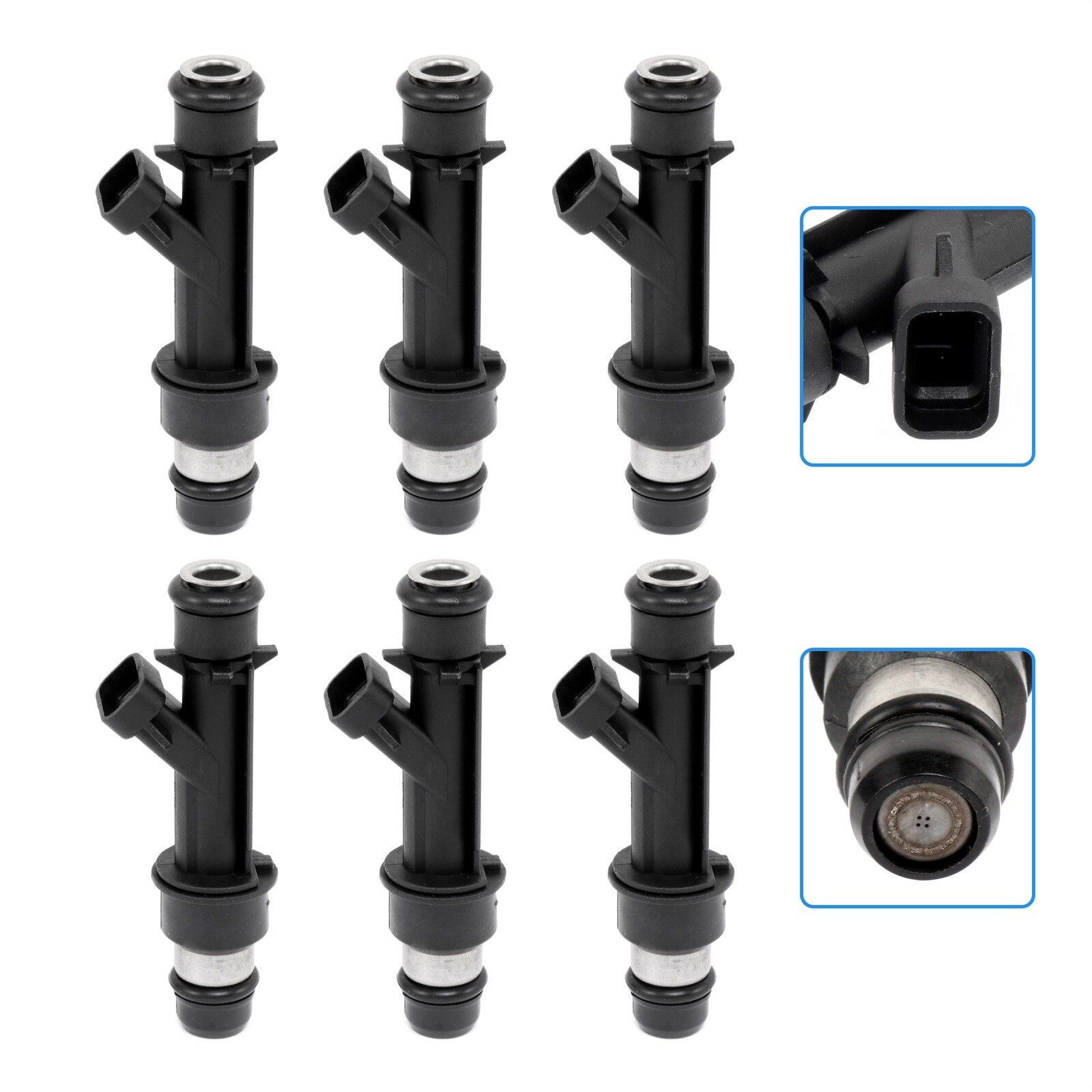 6 Fuel Injectors For 2002 2003 2004 Chevy Trailblazer GMC Envoy 4.2L | eBay