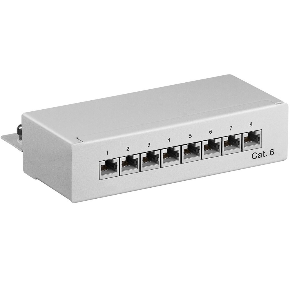 Netzwerkverteiler Netzwerk Switch LAN Verteiler Internet CAT6 8 Port ...