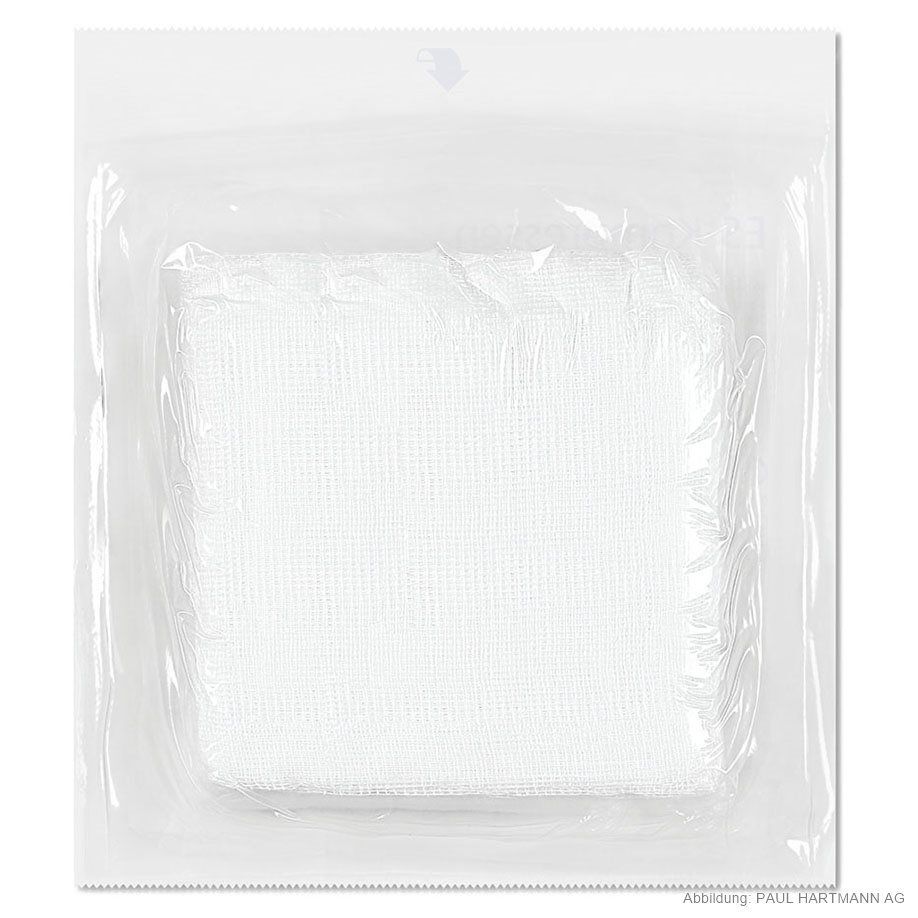 10x10 Stück sterile Kompressen 10x10cm Wundauflage Hartmann ES ...