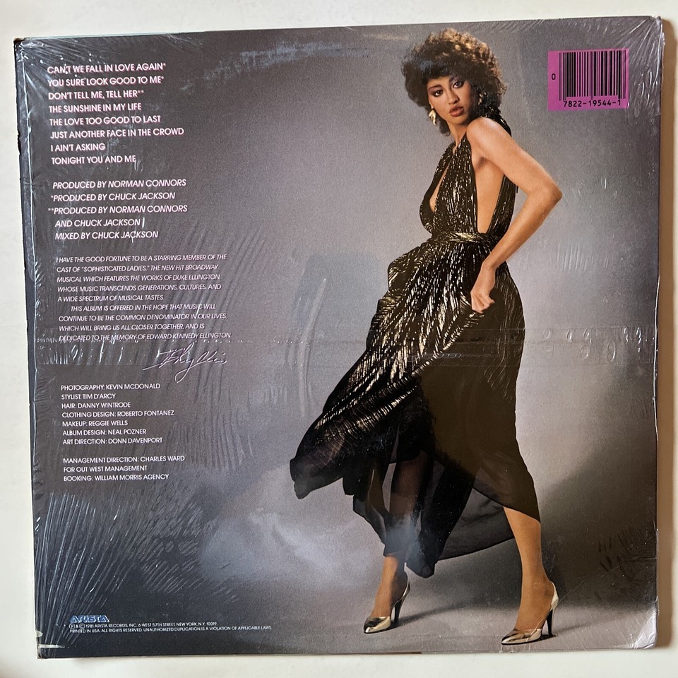 PHYLLIS HYMAN, CAN’T WE FALL IN LOVE AGAIN. Pre-Owned Still In Shrink V ...
