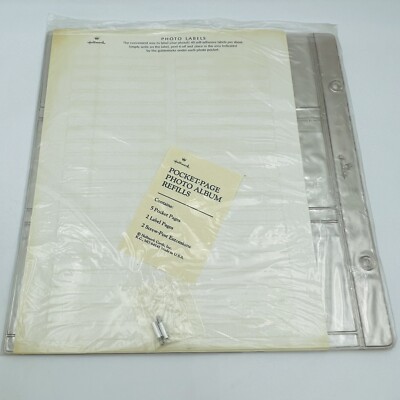 Hallmark Extra Large Album Refill AR7002 6-Pocket 5 Pages 4x6 Photos ...