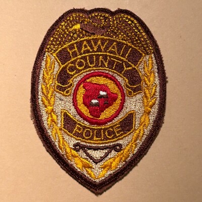 Hawaii County Police patch | eBay