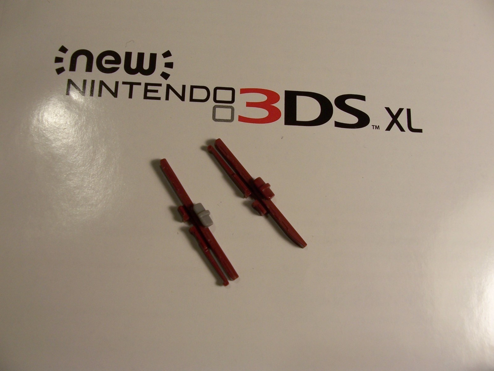 2015 Nintendo New 3ds XL Game system Volume & 3D Slider Buttons Red ...