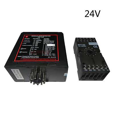 24V DC Ground Sensors Traffic Inductive Loop Vehicle Detector Signal ...