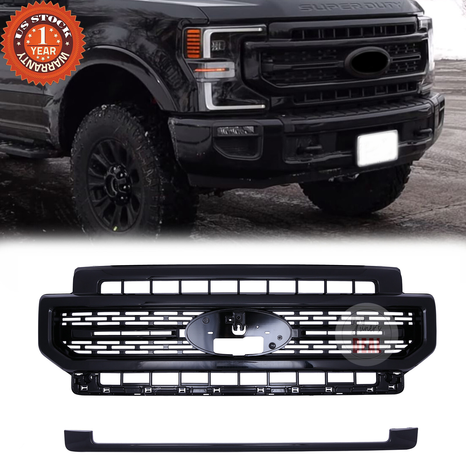 Lariat Sport Super Duty Front Bumper Black Grille For 2020-2023 Ford ...