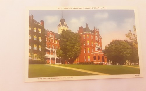 Bristol VA- Virginia, Intermont College, , Vintage Postcard | eBay