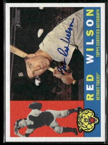 2009 Topps Heritage #ROA-RJW Red Wilson Real One Autographs | eBay
