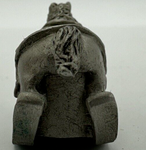 Vtg Thimble Collectors Club Solid Pewter Rocking Horse Shaped Unique ...