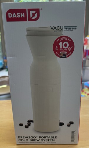 Dash Brew2Go Portable Cold Brew System, Single Serve, 10 minute Brew ...