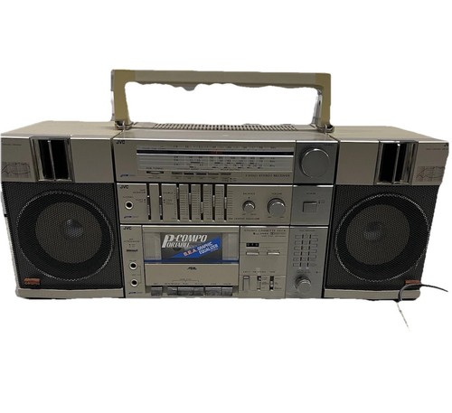 JVC Boombox PC-R11JW 80's Old School Vintage Cassette Radio Ghetto ...