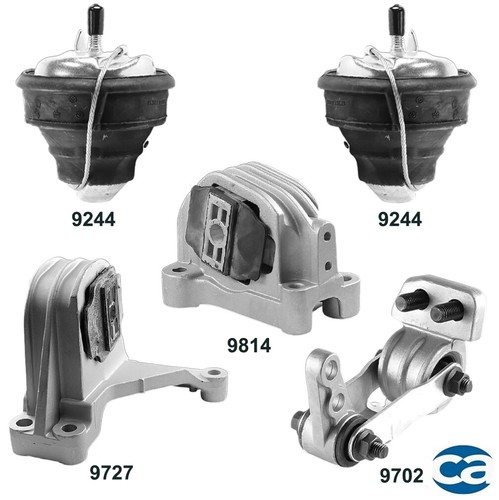 Engine Motor Mounts & Trans Mount 5Pcs Set For Volvo S60 01-08 2.3/2.4L ...