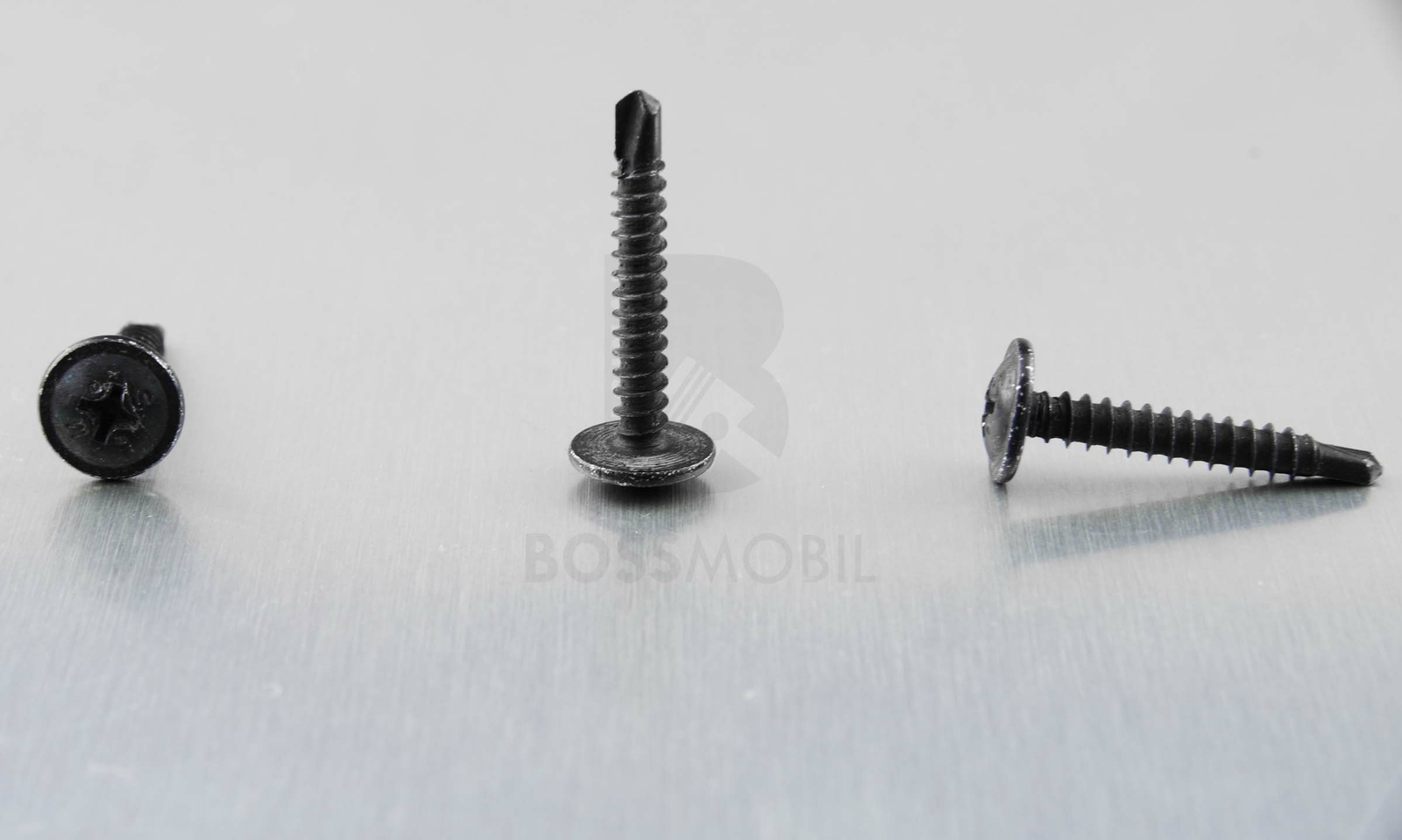 Bossmobil Capstan Screw 3.9X25mm Round Head Universal Black 10X25X3 mm ...