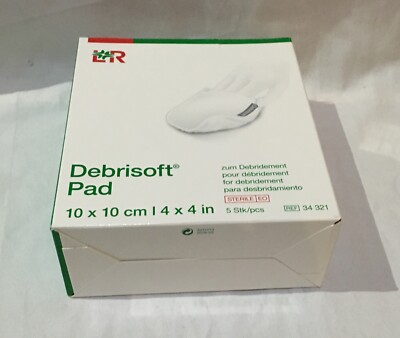 Debrisoft Debridement Pads/Dressings Wound Debridement 10cm x 10cm x 5 ...