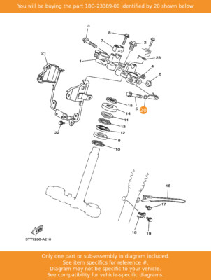 YAMAHA Guide, Cable, 18G-23389-00 OEM DT125 DT175 | eBay