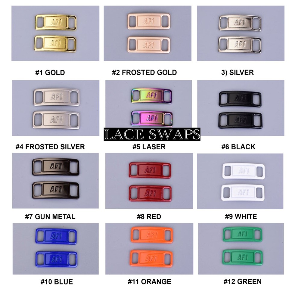 Af1 Lace Tags Shoelace Buckles For Air Force One Shoes High Quality ...
