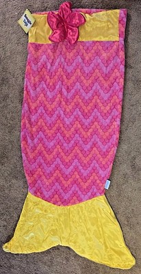 SNUGGIE TAILS Mermaid soft fleece blanket for Kids w/Tag ... pink ...