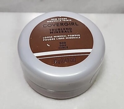 Covergirl Trublend Minerals Loose Mineral Powder #500 Deep | eBay