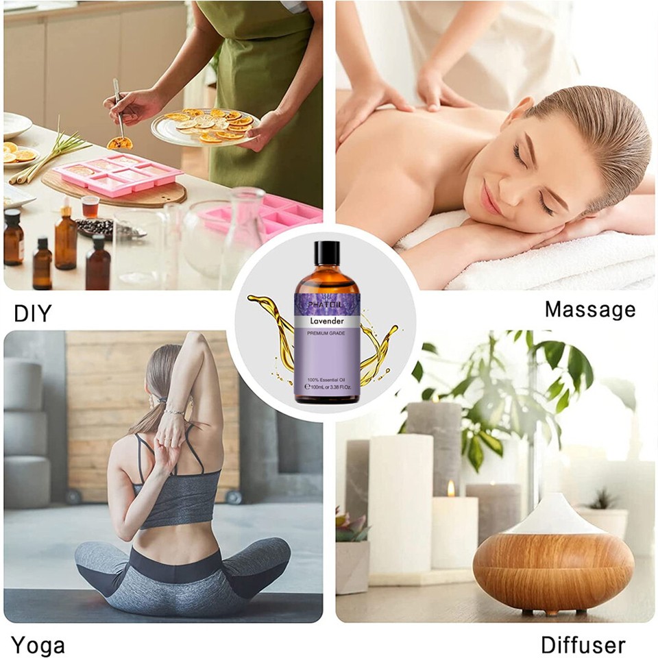 100mL Pure Essential Oils - Premium Grade Oil -Natural Aromatherapy ...