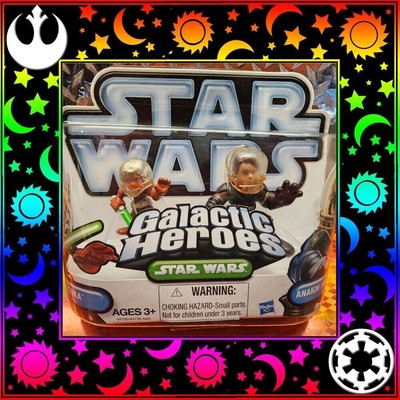 Hasbro Galactic Heroes Star Wars Ahsoka Tano and Anakin space suit 2 ...