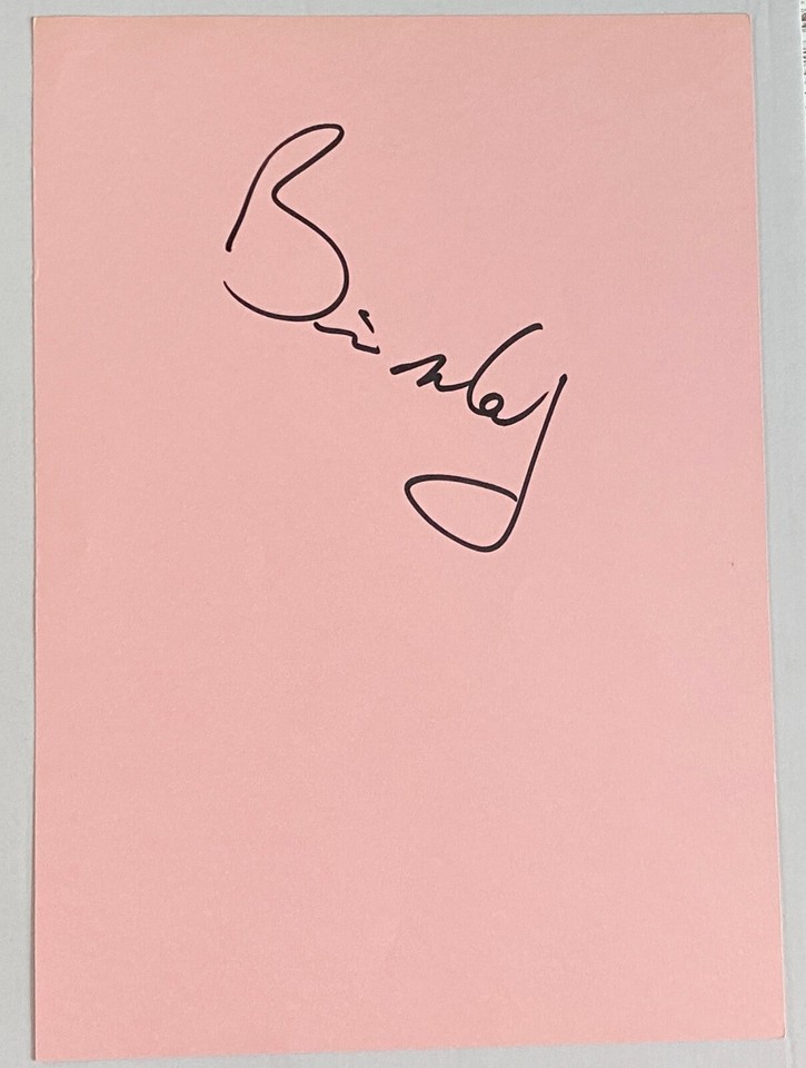 Brian May - Queen - Original Autograph (Oy-2599 + | eBay
