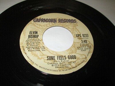 ELVIN BISHOP SURE FEELS GOOD 45 7" NM NEAR MINT US CAPRICORN VINYL ...